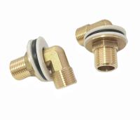 China 1/2'' Lead Free Brass 90 Degree Elbow With Wide Flange Brass Tap Back Nuts for sale