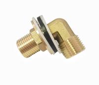 China CNC Lead Free Brass 1/2 NPT 90 Degree Elbow With Different Gasket for sale
