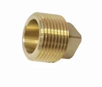 China Square Head 1/2Inch NPT Brass Male Plug Fittings For Boat OEM Services for sale