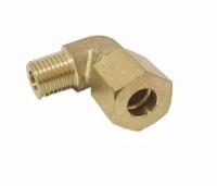 China Brass Compression Tube Pipe Fitting 90 Degree Elbow Adapter OD X 1/4