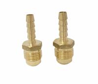 China 1/4 X 3/8 Hose Barb To Male Flare Adapter Brass Fitting for sale