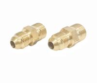 China 1/2'' NPT X 1/2 '' Flare Brass Pipe Fitting Male Pipe Adapter Smoothly Polished for sale