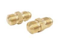 China 1/2'' NPT X 1/2 '' Flare Brass Pipe Fitting Male Pipe Adapter Smoothly Polished for sale
