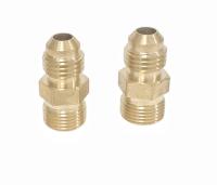 China 1/2'' NPT X 1/2 '' Flare Brass Pipe Fitting Male Pipe Adapter Smoothly Polished for sale