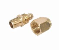 China Corrosion Proof Brass Hose End Connector For 1/4 Inch ID Polyurethane Air Hose for sale