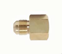 China CNC Brass Pipe Fitting NPT 1/2 Inch Male Adapter And 1/2 Male Flare for sale