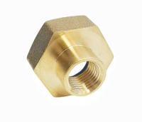 China 3/4Inch GHT Thread Lead Free Brass Fittings With Black Gasket for sale