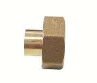 China 3/4Inch GHT Thread Lead Free Brass Fittings With Black Gasket for sale