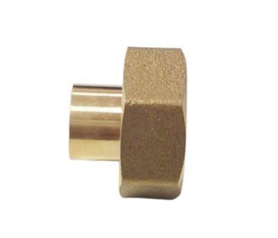 China 3/4Inch GHT Thread Lead Free Brass Fittings With Black Gasket for sale