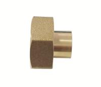 China 3/4Inch GHT Thread Lead Free Brass Fittings With Black Gasket for sale