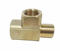 China CNC Brass 90 Degree Elbow 1/2 NPT Male 1/2