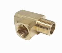 China CNC Brass 90 Degree Elbow 1/2 NPT Male 1/2