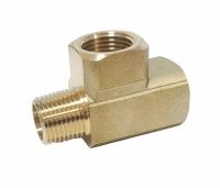 China OEM Brass Threaded Pipe Fittings Brass 90 Degree Elbow 1/4 NPT Male 1/4