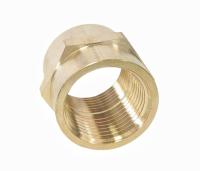 China OEM Brass Air Hose Fittings Male Hex Nipple 1/2 Inch NPT X 1/2 Inch NPT for sale