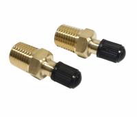 China Brass Schrader Valve With 1/4