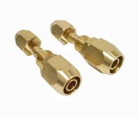 China wear resisting Brass Air Brake Fittings 1/4inch ID And 3/8inch ID NPT for sale