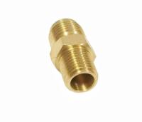China 1/2Inch Flare X 1/2Inch NPT Brass Pipe Fitting Brass Hex Reducer CNC Technics for sale