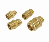 China All Size Brass Threaded Pipe Fittings Hex Adapter With NPT Thread for sale