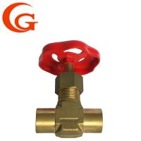 China 3/8in NPT Male Male Brass Needle Valve , JIS ANSI Brass Pressure Valve for sale