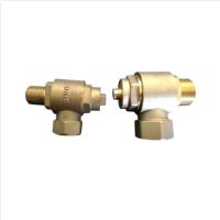 China 250 Degrees F Brass Ferrule Valve , Female 1/2'' 3/4