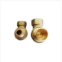 China 250 Degrees F Brass Ferrule Valve , Female 1/2'' 3/4