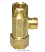 China CNC Lead Free Brass Tee Valve , 3/8