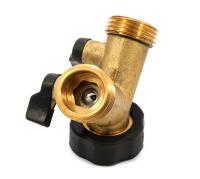 China Forged 3/4 Inch Shut Off Solid Lead Free Brass Y Valve for sale