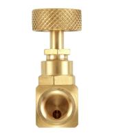 China 1/4'' NPT Brass Needle Valve , 600 Psi Female Male Compression Needle Valve for sale