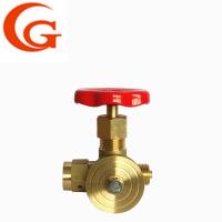 China OEM 3/8in Female Manometer Brass Stopcock Valves for sale