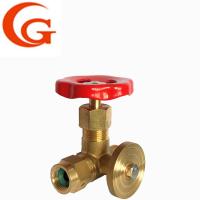 China OEM 3/8in Female Manometer Brass Stopcock Valves for sale