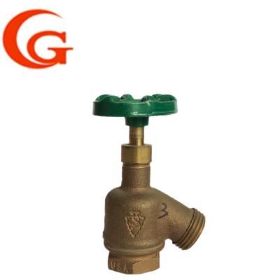 China 3/4'' OEM Ball Valve Hose Bib , bronze CNC Water Bib Valve for sale