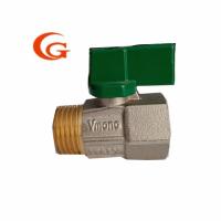 China Round DN10 OEM Nake Female Thread Brass Ball Valve for sale
