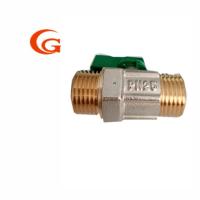 China Round DN10 OEM Nake Female Thread Brass Ball Valve for sale