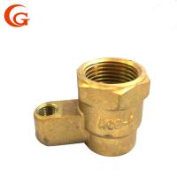 China Hexagonal Brass Water Pipe Fittings , 45D Flared Pipe Fittings for sale