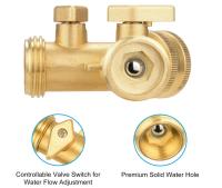 China ANSI CNC Brass Y Valve For Lawn Irrigation Watering for sale