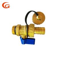 China 1/2'' Female Air Release Brass Ball Valve For Pipe System for sale