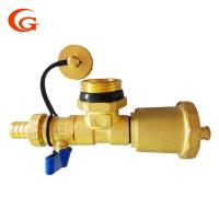 China 1/2'' Female Air Release Brass Ball Valve For Pipe System for sale