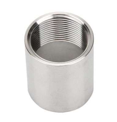 China 1/2 Inch NPT Female Threaded Coupling , SS304 Pipe Fitting Coupling for sale
