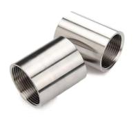 China 1/2 Inch NPT Female Threaded Coupling , SS304 Pipe Fitting Coupling for sale