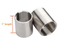 China 1/2 Inch NPT Female Threaded Coupling , SS304 Pipe Fitting Coupling for sale