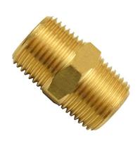 China Brass Pipe Fitting, Hex Nipple, 1/8