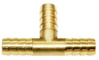 China 11/32'' ID 3 Way Brass Tee , ANSI Brass Hose Barb Tee for sale