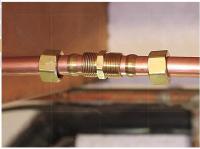 China 5/8'' X 1/2'' Compression Reducing Union , CNC Compression Pipe Fittings for sale