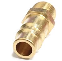 China Pro High Flow Coupler & Plug Kit  V-Style, 1/4 in. NPT, Solid Brass Quick Connect Air Fittings Set for sale