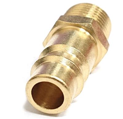China Pro High Flow Coupler & Plug Kit  V-Style, 1/4 in. NPT, Solid Brass Quick Connect Air Fittings Set for sale
