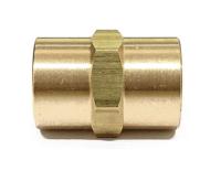 China Nipple Coupling 1/4 Inch NPT X 1/4 Inch NPT Brass Tube Fitting for sale