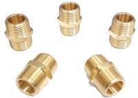 China Brass Pipe Fitting, Hex Nipple, 1/2