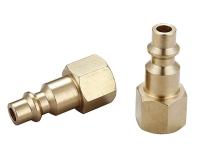 China 1/4 Inch NPT Quick Connect Air Fitting , Brass Female air Coupler Plug for sale