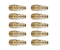 China Industrial Type D 1/4 Inch NPT Brass Tee Fitting For Air Hose for sale
