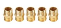 China 1/4 BSP To 1/4 BSP Brass Hex Nipple , External Thread Brass Quick Connector for sale